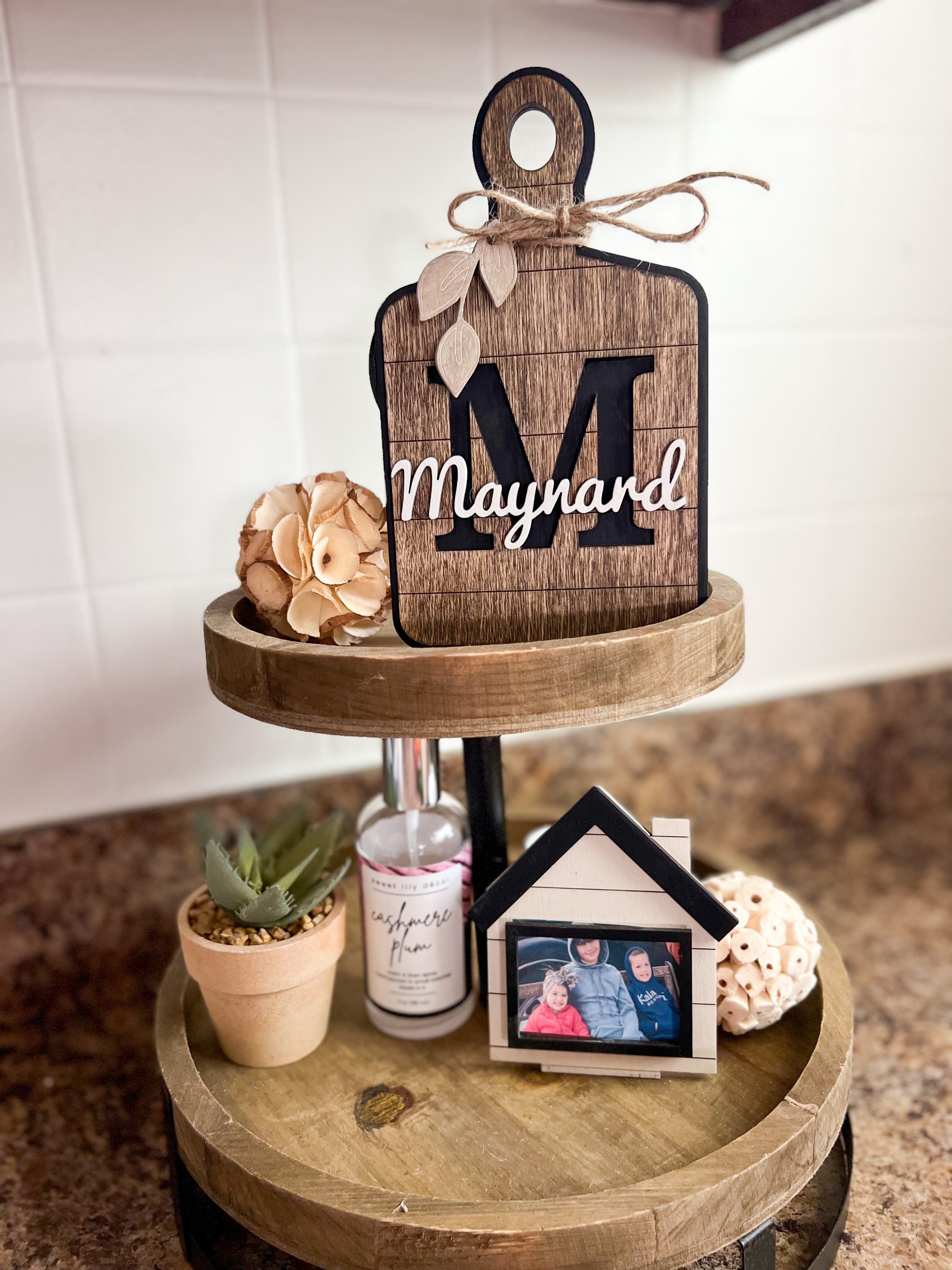 Initial Cutting Board – After8designs